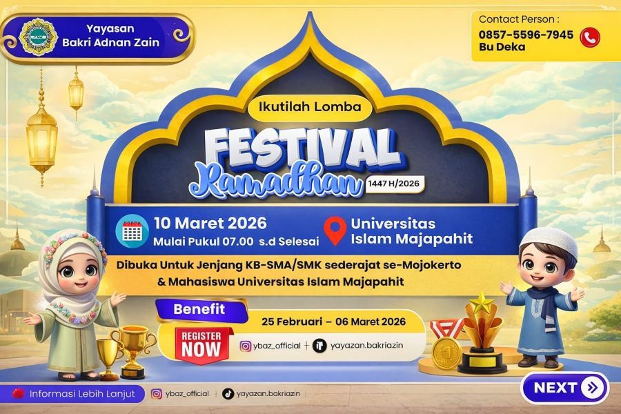 Yayasan Bakri Adnan Zain dan UNIM Kolaborasi Gelar Festival Ramadan 2026
